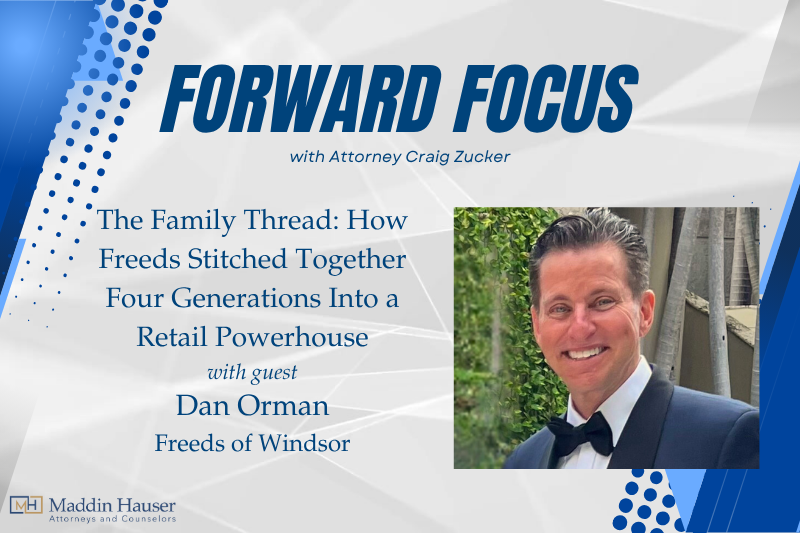 Forward Focus With Guest Dan Orman of Freeds of Windsor