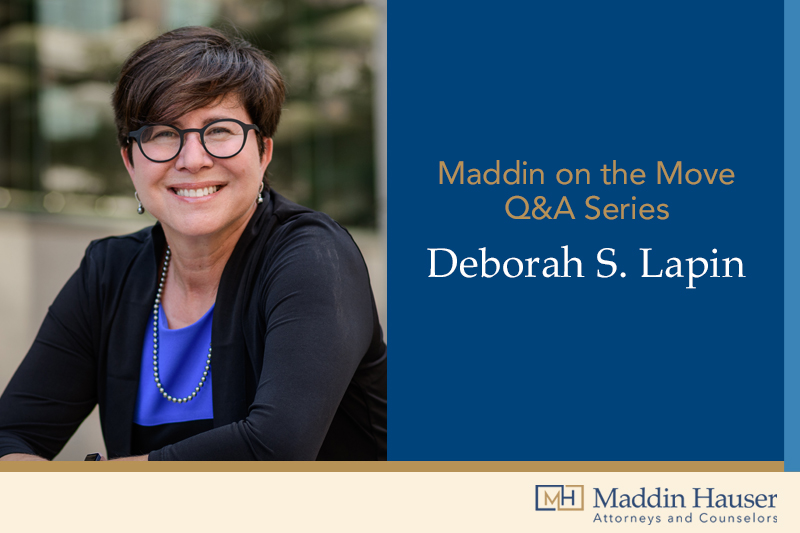 Maddin on the Move – Q&A Series With Deborah Lapin