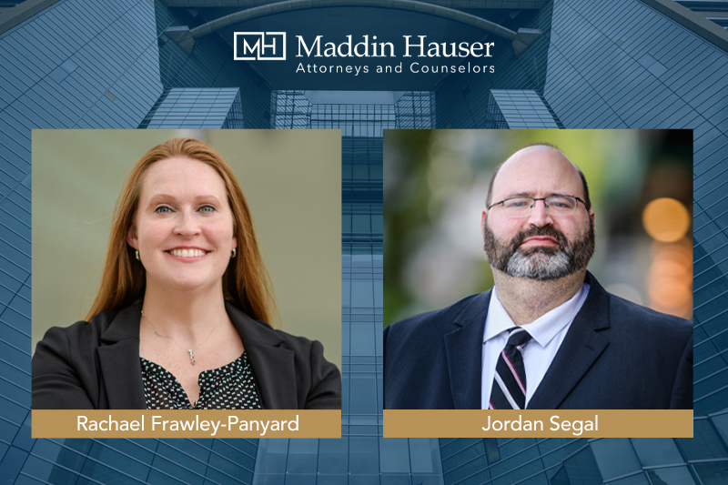 Maddin Hauser Promotes Jordan Segal to Shareholder
