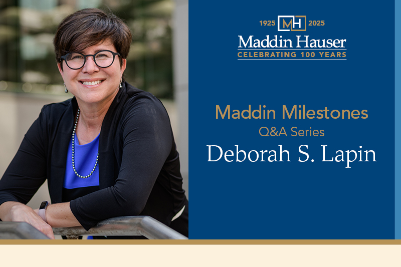 Maddin Milestones: Celebrating 100 Years With Deb Lapin
